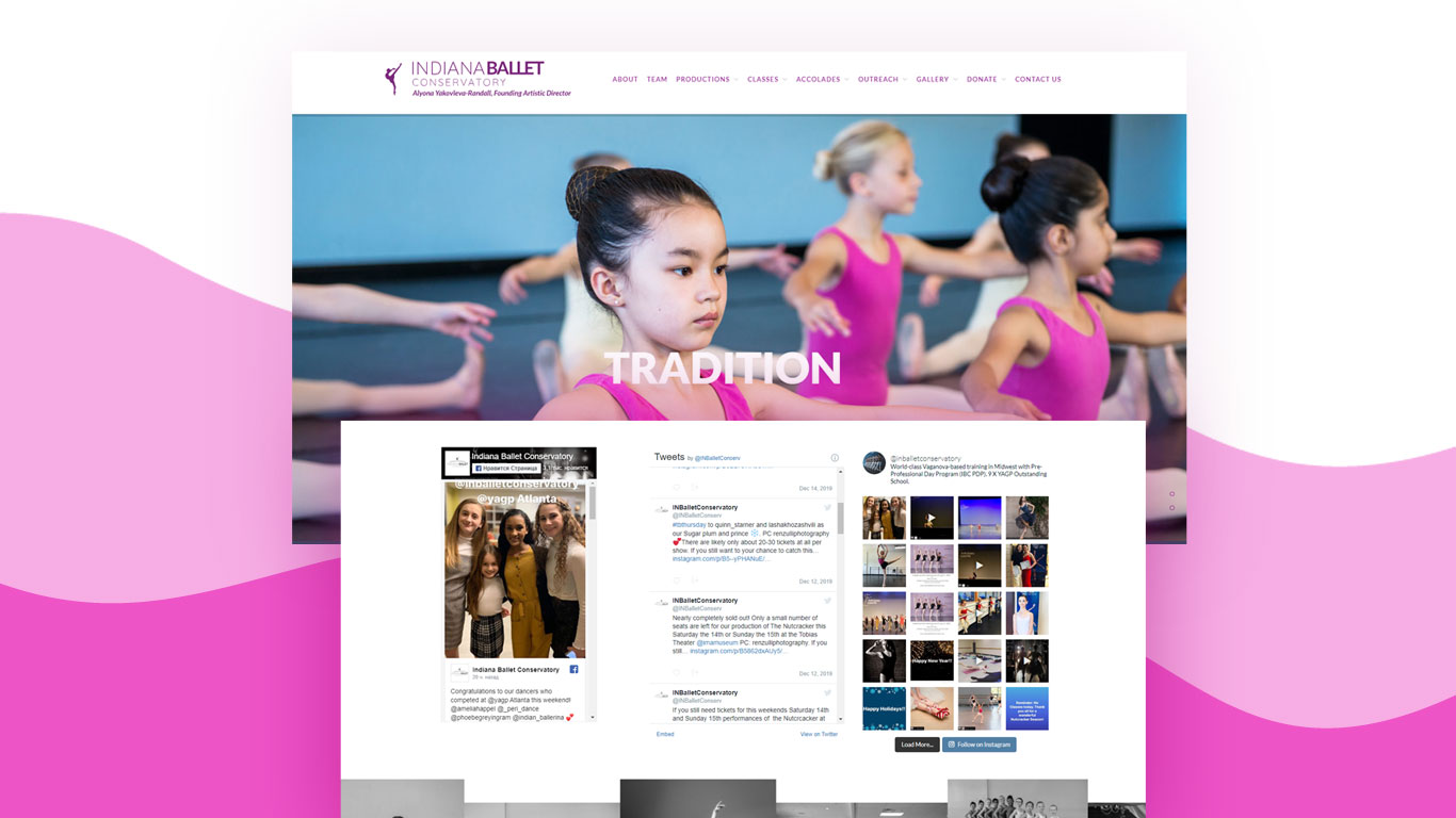 How a Premium Ballet School Created a Fresh User-Interface Website - A Swan Case Study - Swan ...